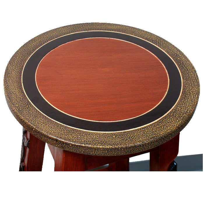 Alligator Bar Stool and Pedestal | African Heritage Collection