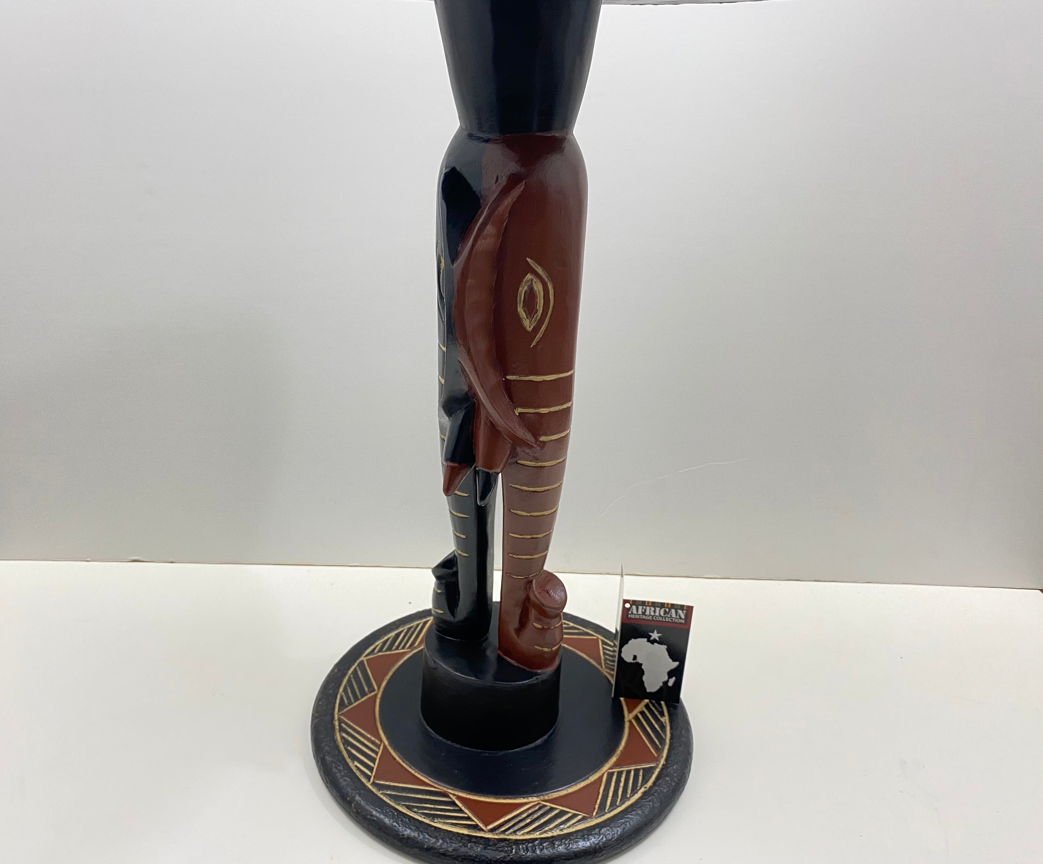 Handcrafted African Night Stand - "Ahomka" | African Heritage Collection